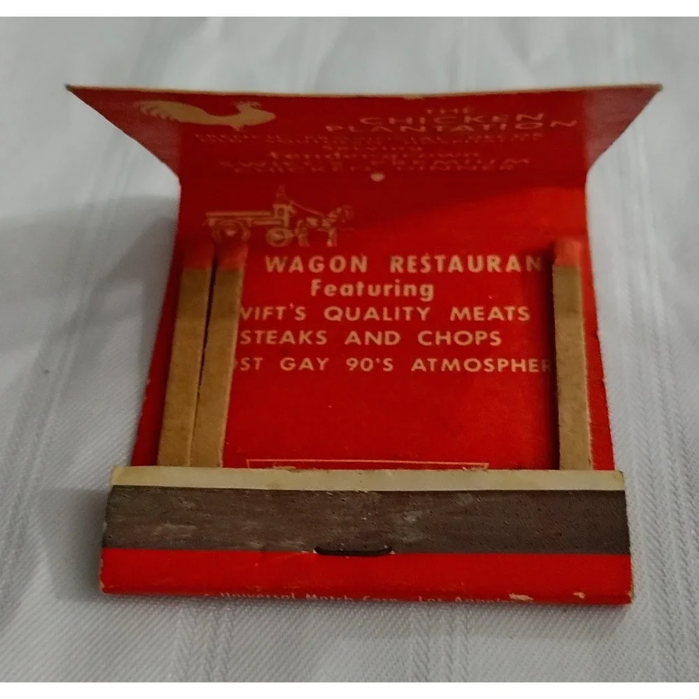 Other | Vintage Disneyland Red Wagon Inn Chicken Frontierland Front ...